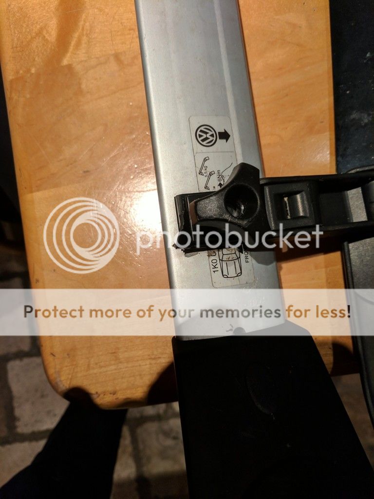 FS: Golf/GTI OEM Roof Rack with Thule Faring and Ski/Snowboard ...