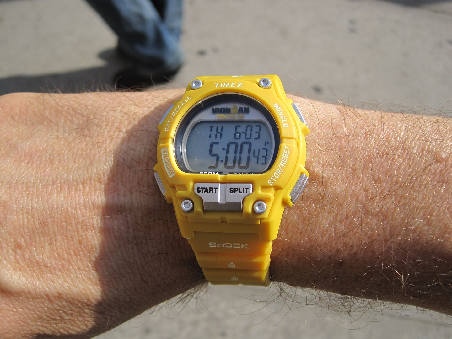 Quick & Dirty Wrist Shots: Yellow "Vivid Color" Timex Ironman Triathlon ...