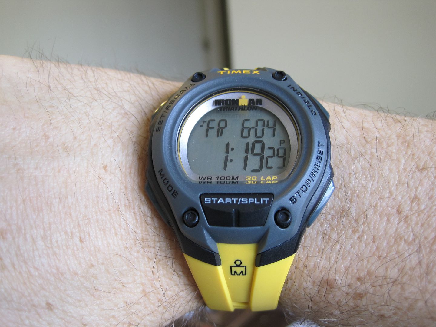 Quick & Dirty Wrist Shots: Yellow "Vivid Color" Timex Ironman Triathlon ...